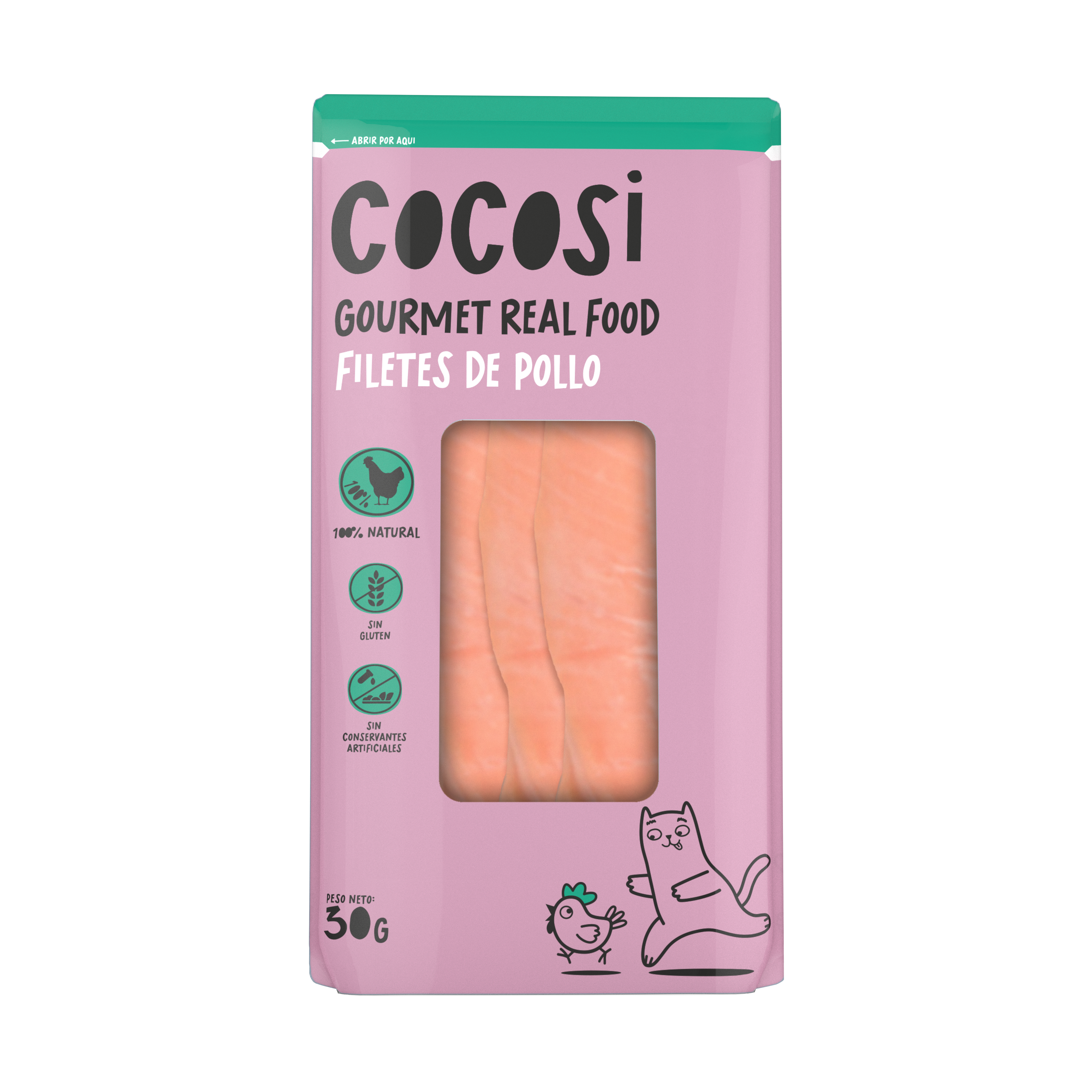 Snack de gato lomo de pollo – Cocosi